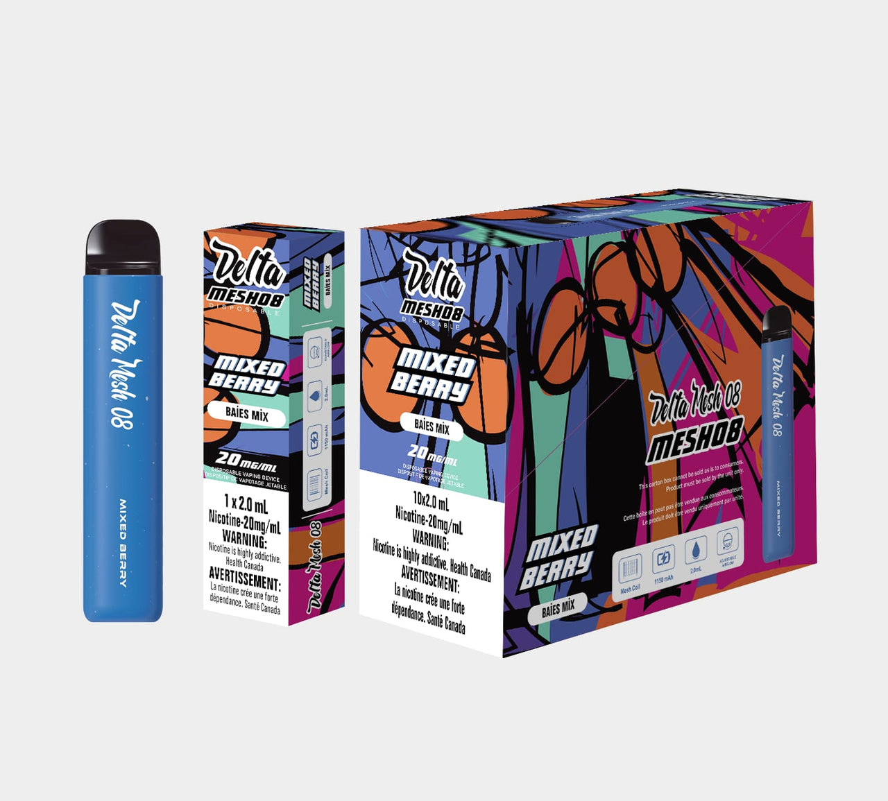Delta Mesh 08 2500 Puffs Disposable Vape ( Bold 50) – Vapebazaar